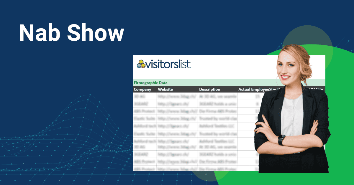 NAB Show Exhibitors List and Attendees List