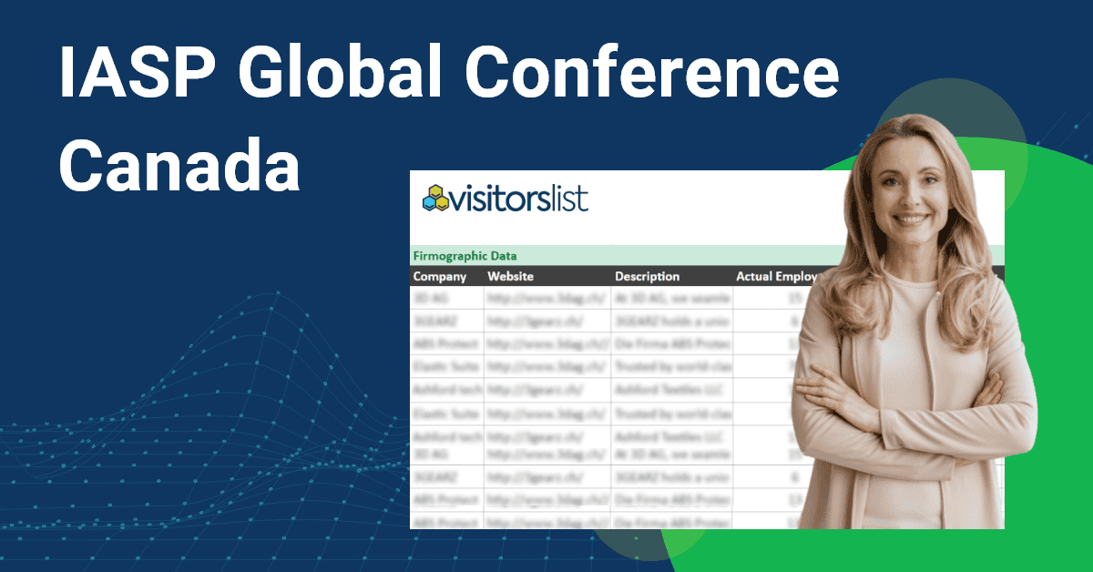 IASP Global Conference Canada 2024 Exhibitors List