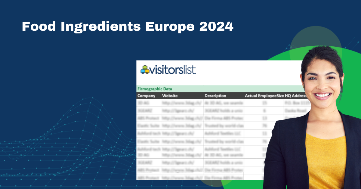 Food Ingredients Europe Exhibitors List and Visitors List