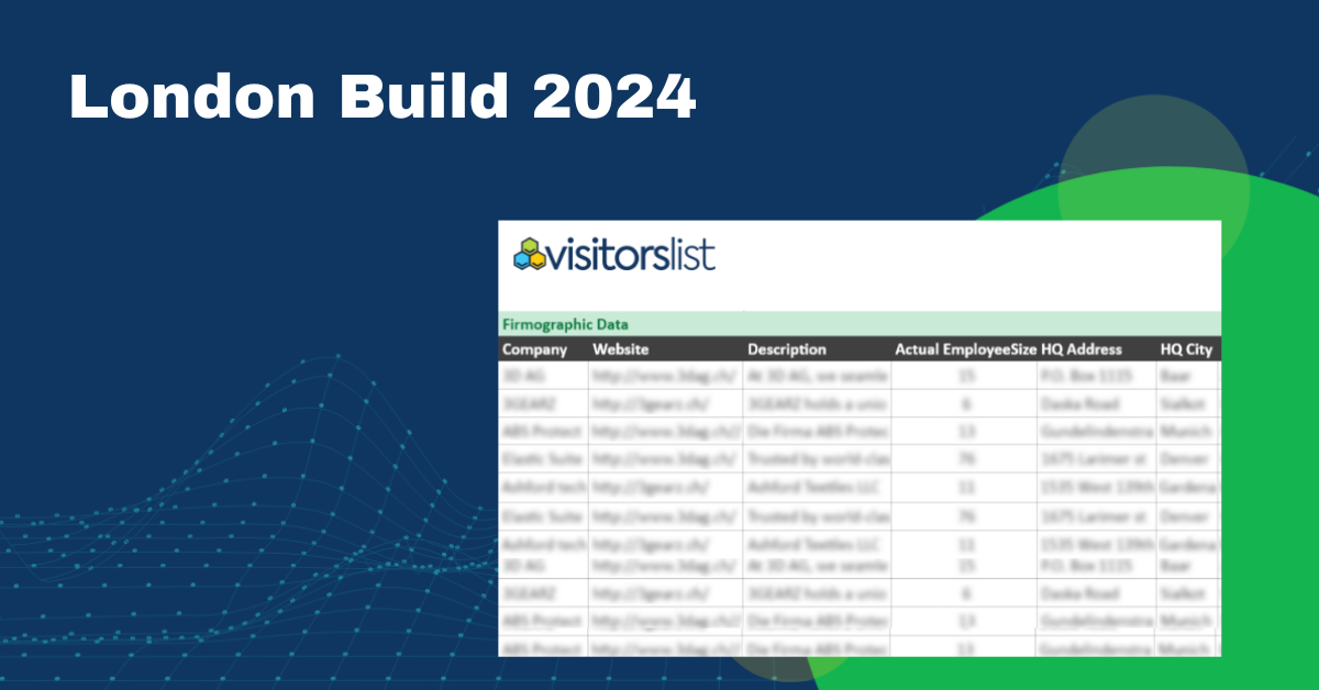 London Build (LB) 2025 Exhibitors List and Attendees Data