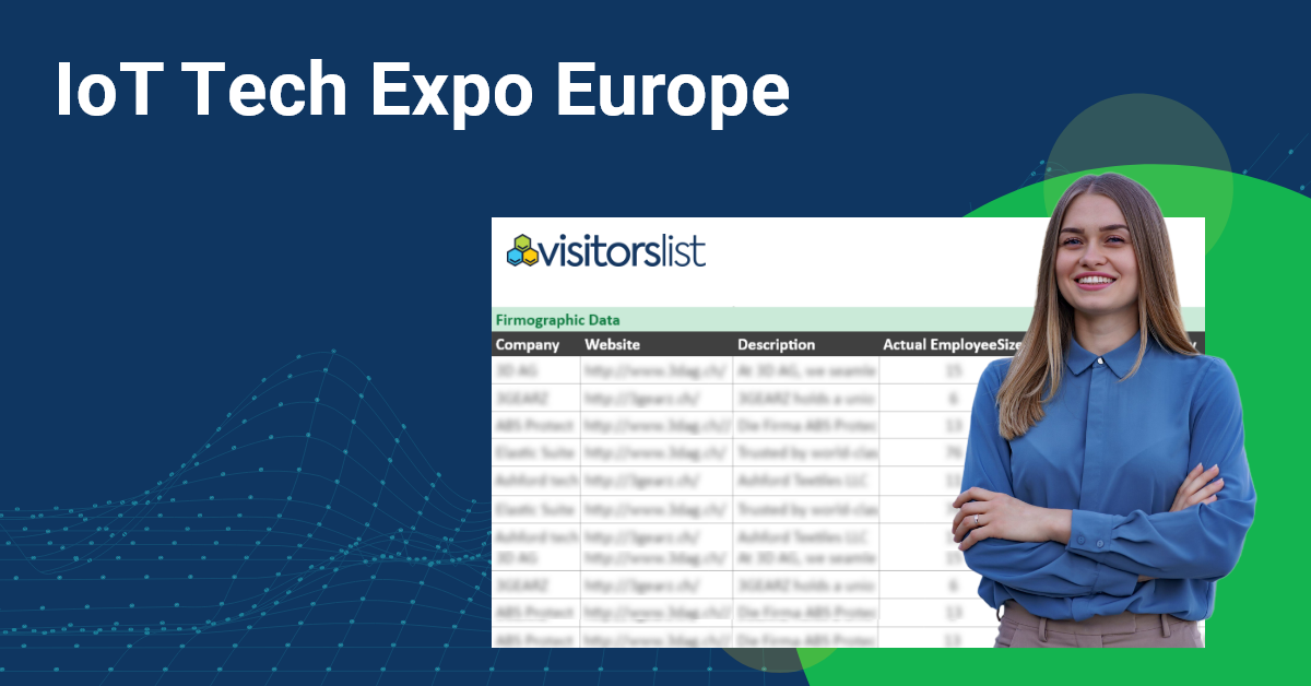 IoT Tech Expo Europe 2025 Exhibitors List and Attendees List
