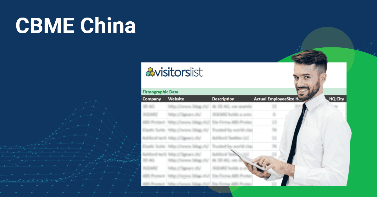 CBME China 2025 Exhibitors List and Attendees List