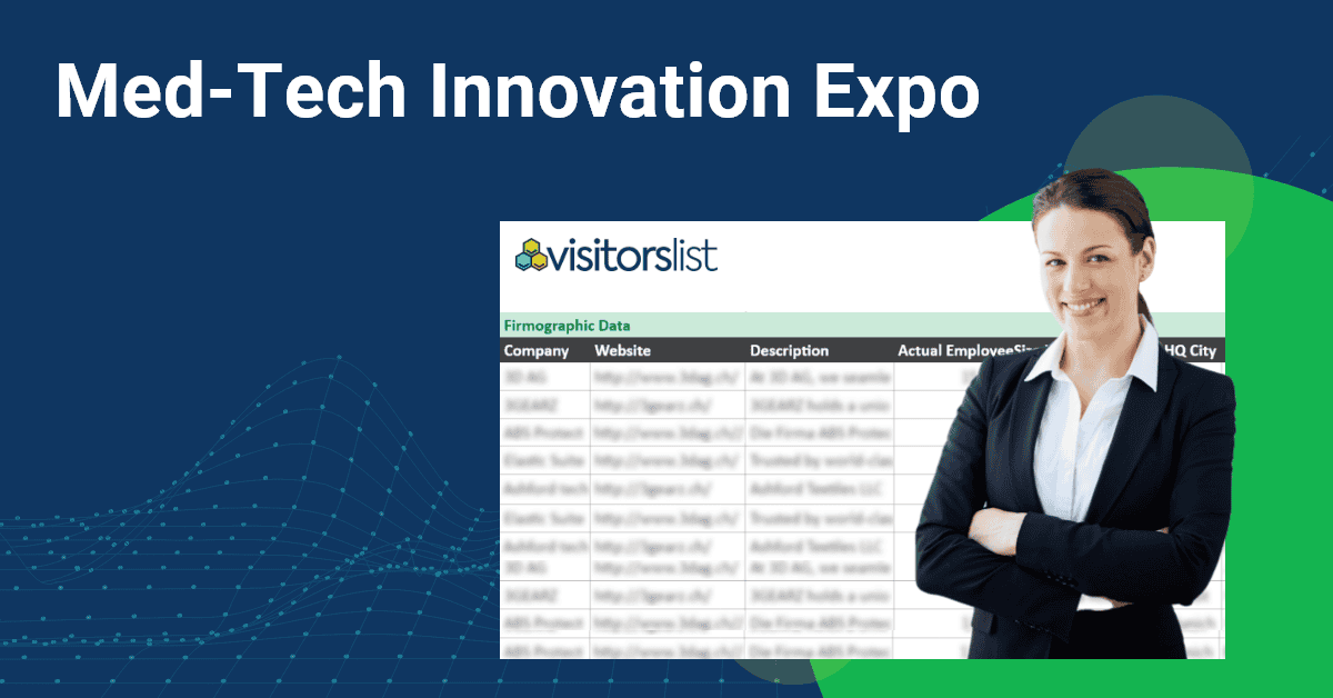 Med-Tech Innovation Expo Exhibitors List and Attendees List