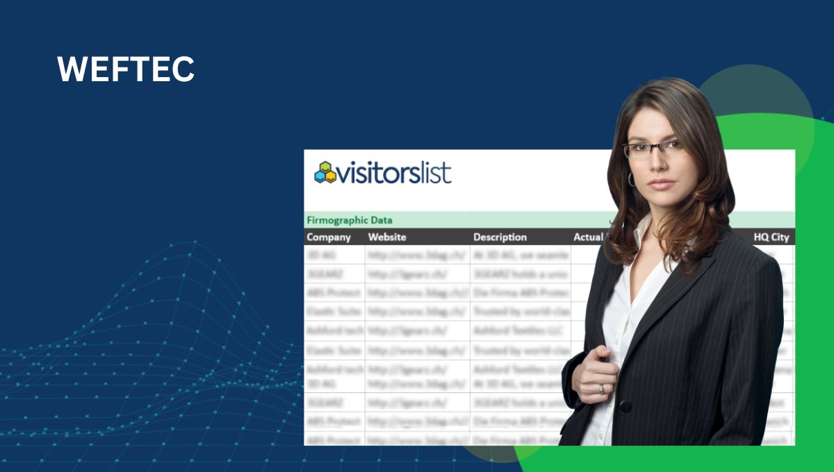 WEFTEC 2025 Exhibitors List and Attendees List