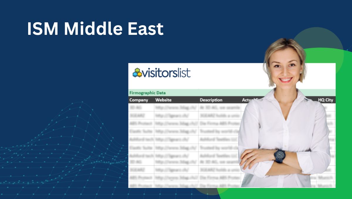 ISM Middle East 2025 Exhibitors List & Attendees List